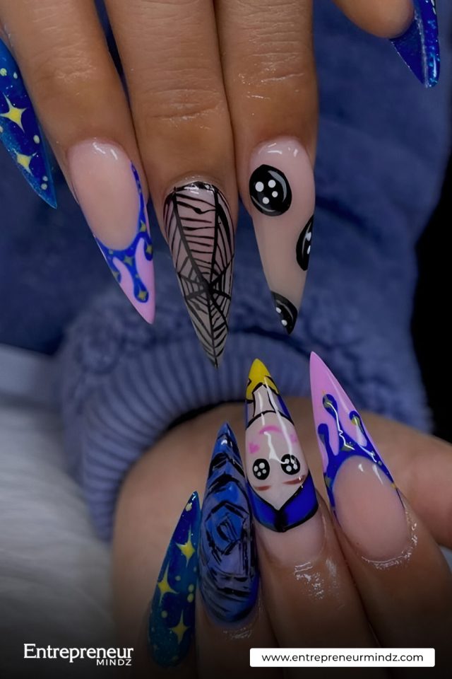 I Had To Share These 10 Amazing Coraline Nail Designs — They are That Good!
