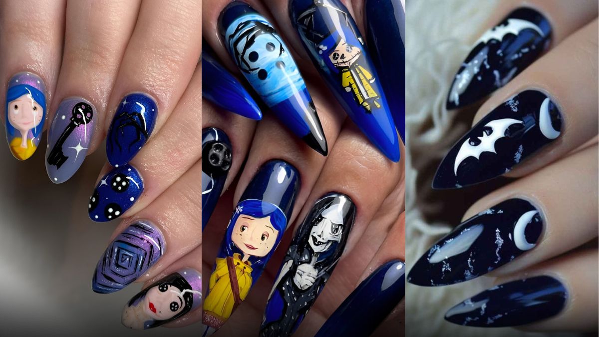 I Had To Share These 10 Amazing Coraline Nail Designs — They are That Good!