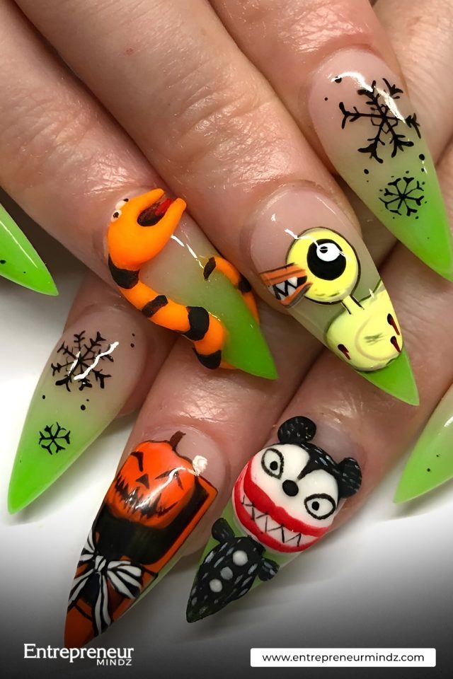 60+ Ghoulishly Gorgeous Halloween Nail Designs for 2024