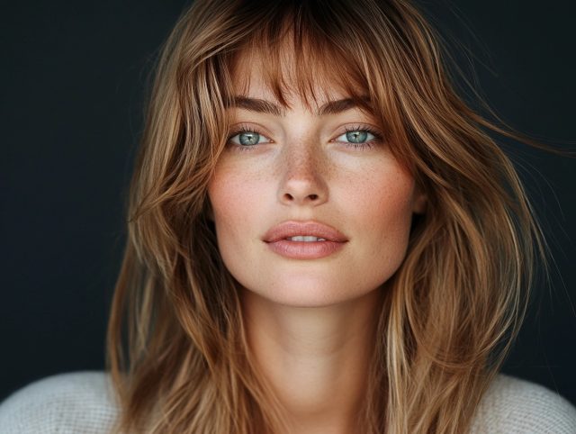 Wispy Bangs for Round Faces: A Flattering Hairstyle Guide